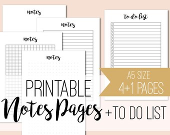 Printable notes | Etsy