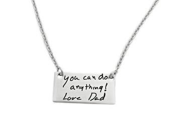 Handwriting jewelry | Etsy