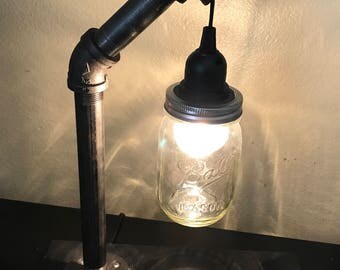 Steel pipe light | Etsy