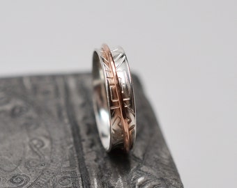 Narrow spinner ring | Etsy