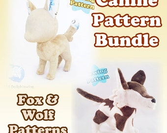 Fox sewing pattern | Etsy