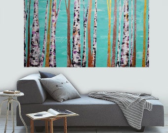 Large tree art | Etsy