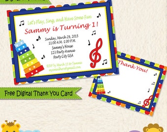 Music thank you | Etsy