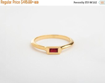 Small ruby ring | Etsy
