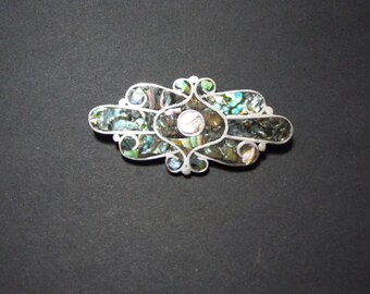 Paua shell brooch | Etsy