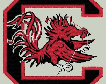 Gamecocks embroidery | Etsy