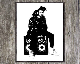The weeknd poster | Etsy