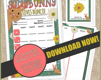 Bunco score card | Etsy