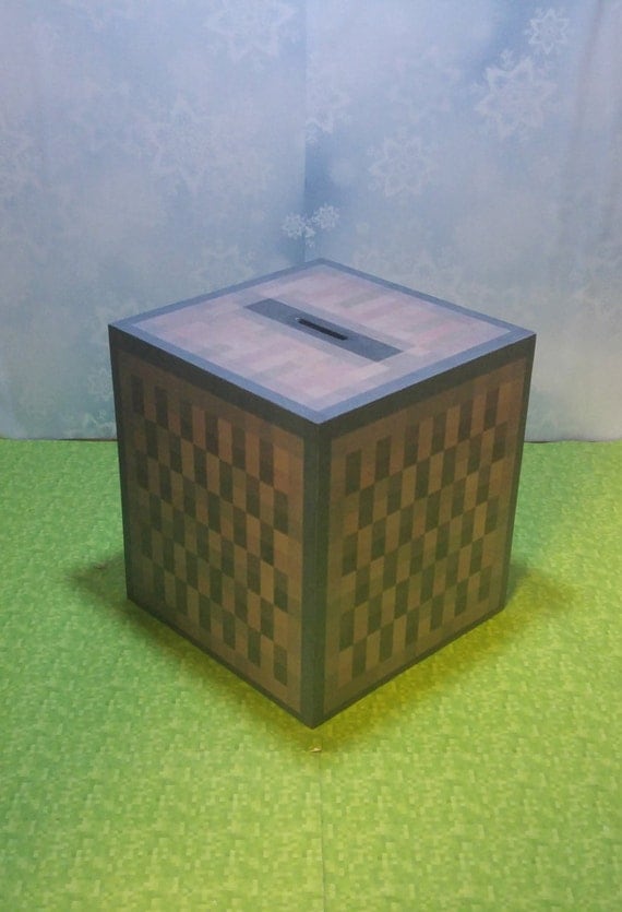 Minecraft Inspired Jukebox Moneybox unofficial