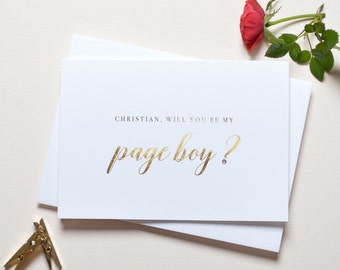 Wedding page boy | Etsy