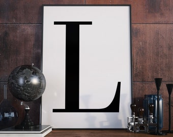 L letter | Etsy