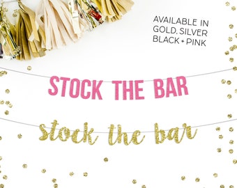 Stock the bar party | Etsy