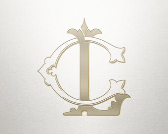 Finely crafted digital monograms by ShulerStudio on Etsy