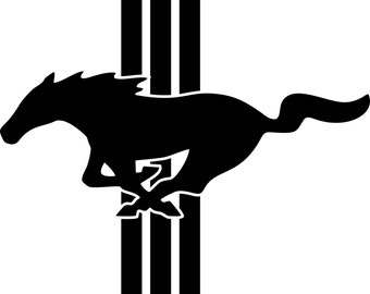 Mustang car decal | Etsy