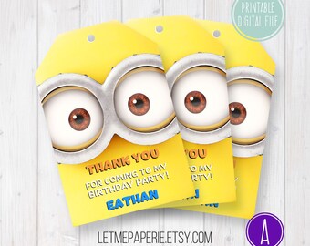 Minion party favors | Etsy