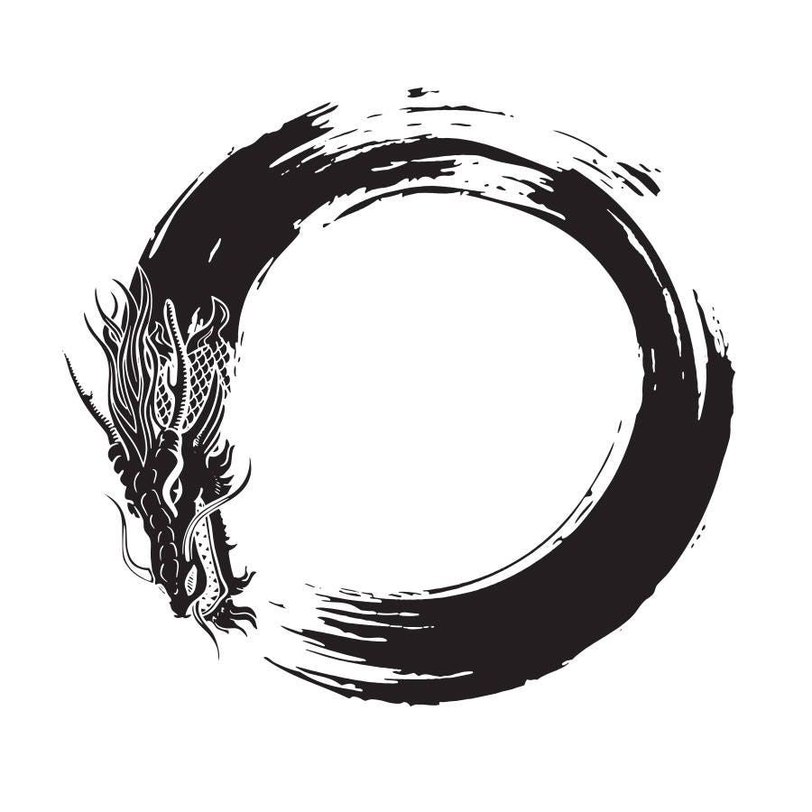 Enso Dragon T-Shirt, Unisex