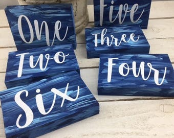 Beach table numbers | Etsy