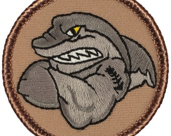 Shark patch | Etsy
