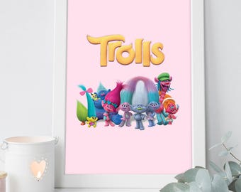 Trolls poster | Etsy