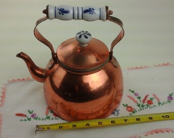 Copper tea kettle | Etsy