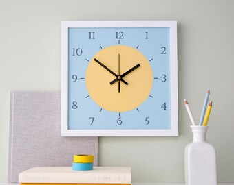 Sun wall clock | Etsy