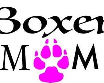Boxer mom | Etsy
