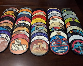 Vinyl coasters | Etsy