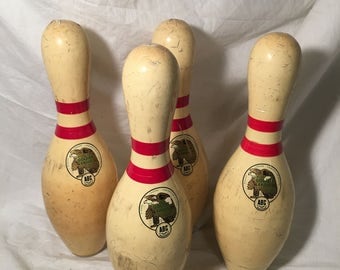 Vintage bowling pin | Etsy