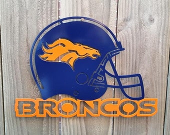 Denver broncos sign | Etsy