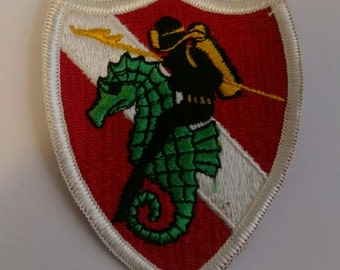 Seahorse patch | Etsy