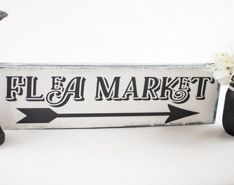 Flea market sign | Etsy