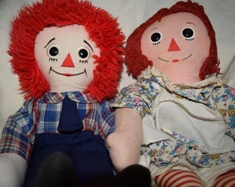 Raggedy ann doll | Etsy