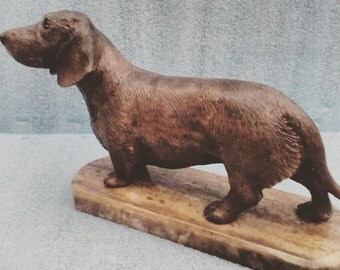 Dachshund statue | Etsy
