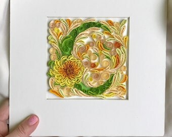 Quilled monogram | Etsy