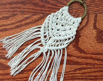 Macrame key chain | Etsy