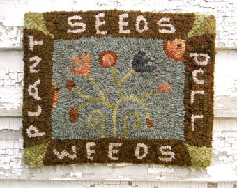 To This Place Rug Hooking PAPER Pattern from Notforgotten