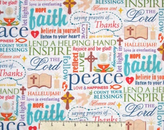 Religious fabric | Etsy