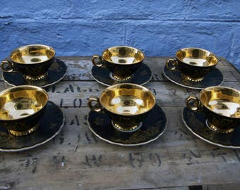 Gold tea set | Etsy