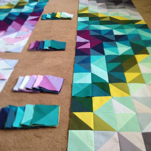 Patterns for Color Drenched Quilts and More by CoopCrafts on Etsy