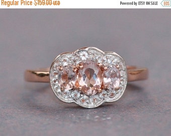 Rare Purple Fire Opal CZ Gemstone RingLab by hangingbyathread1