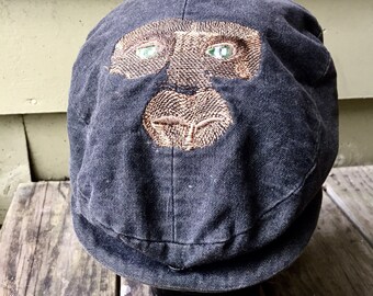 Grey monkey hat | Etsy