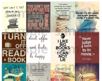 Items similar to Printable Reading Quotes, Sayings, Book Quotes ...
