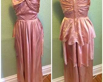 Liquid satin dress | Etsy
