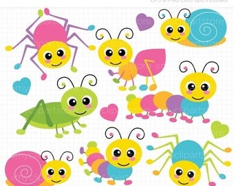 Love bugs clipart | Etsy