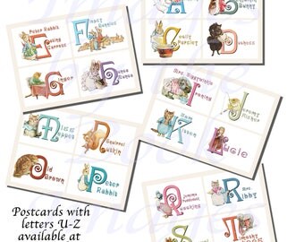 Potter alphabet | Etsy