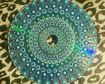 Painted cd | Etsy