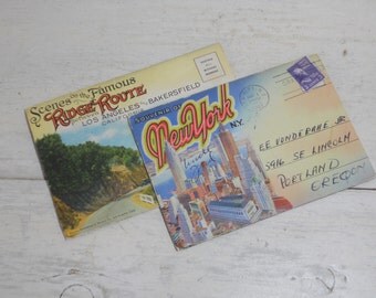 Postcard folder | Etsy