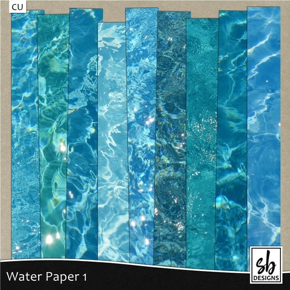 Digital Water Paper Water Textures Pool Water Background