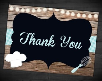 Chef thank you note | Etsy