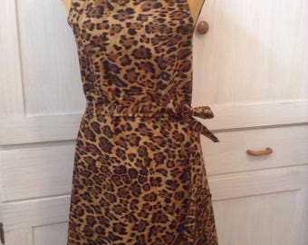 Leopard print apron | Etsy